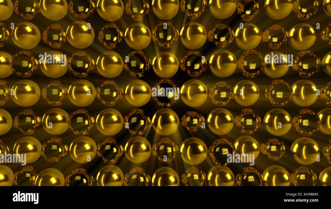 Abstract gold sphere Stock Photo - Alamy