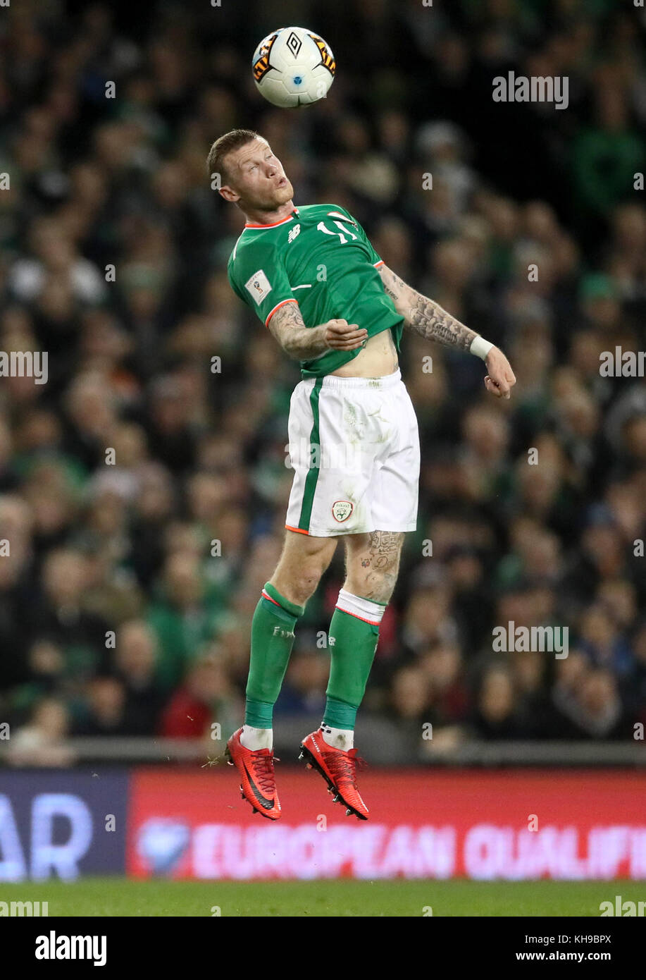 Reoublic of Ireland's James McClean during the 2018 FIFA World Cup ...