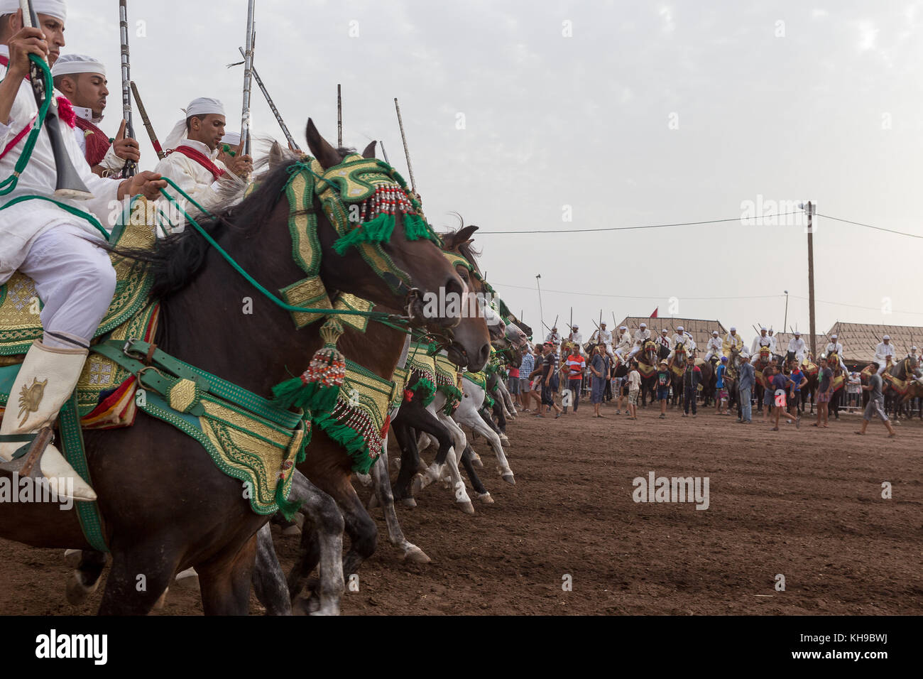 Fantasia is a traditional exhibition of horsemanship in the Maghreb ...