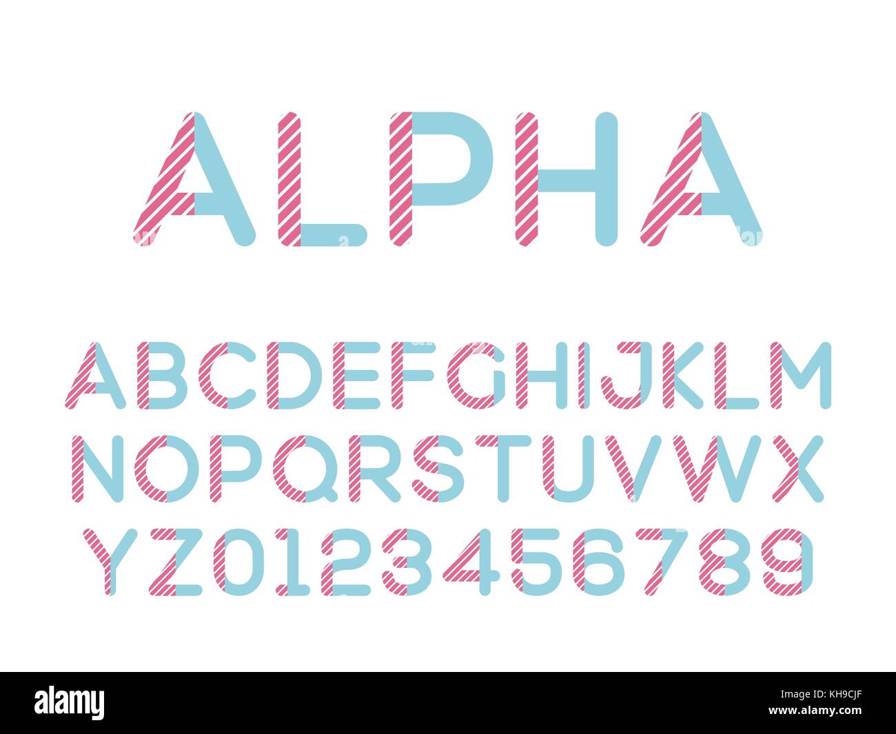 Vector of modern stylized font. Alphebet Stock Vector Image & Art - Alamy