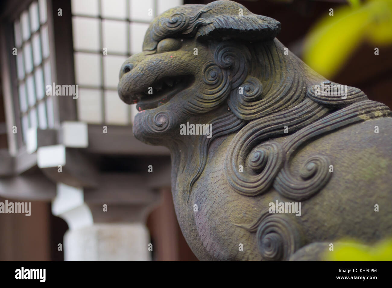 Komainu; Guardian Dog of Japanese Shrine Stock Photo - Alamy
