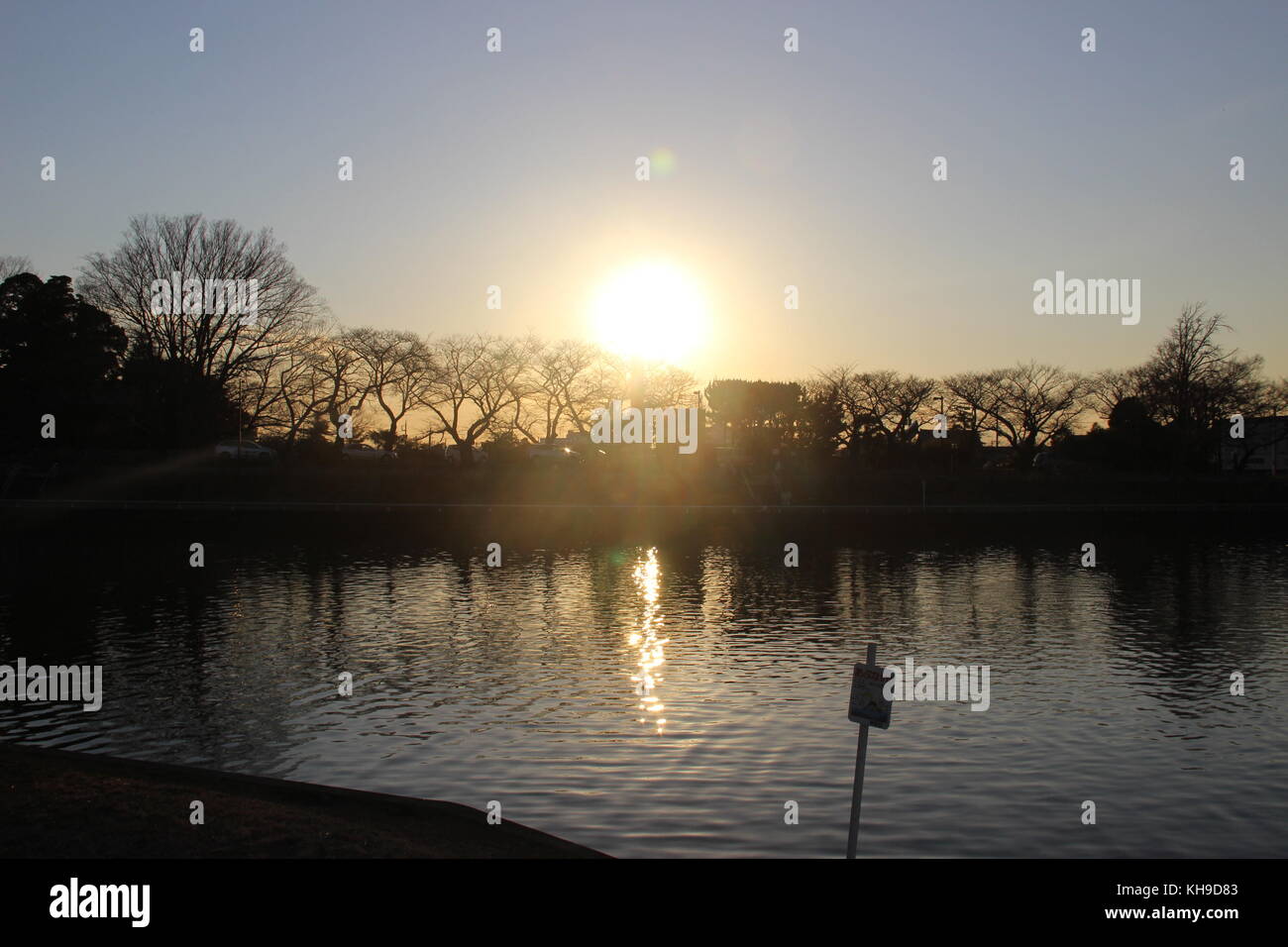 Autumn Sunset in Japan Stock Photo - Alamy