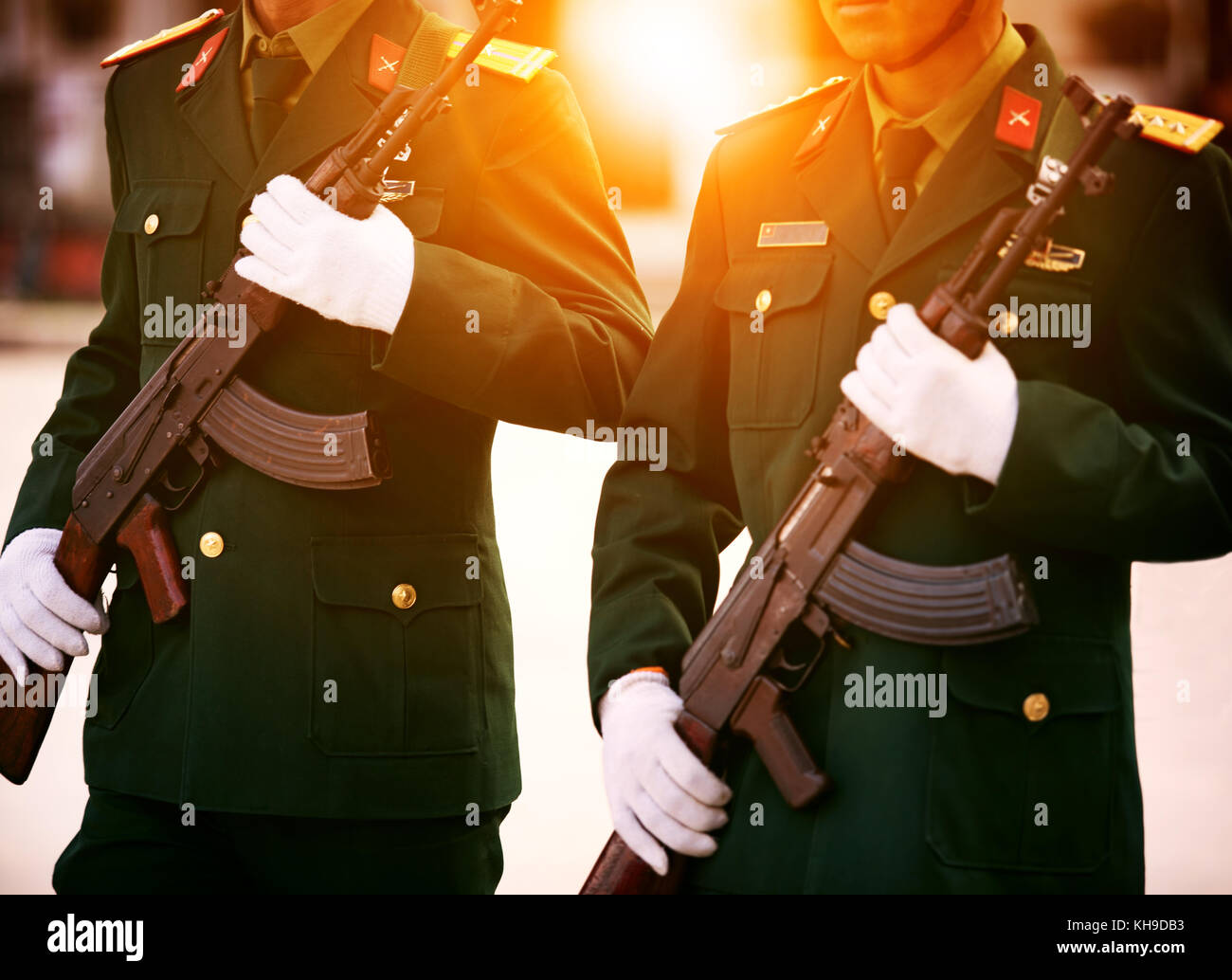 Soldier preparing rifle in hi-res stock photography and images - Alamy