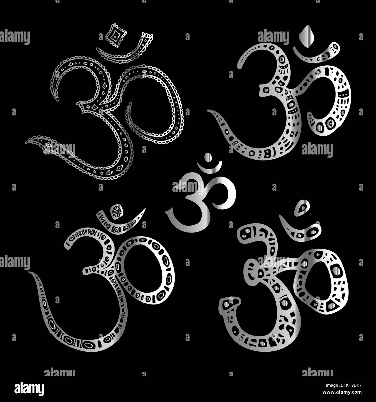 Dharma symbolism Stock Vector Images - Alamy