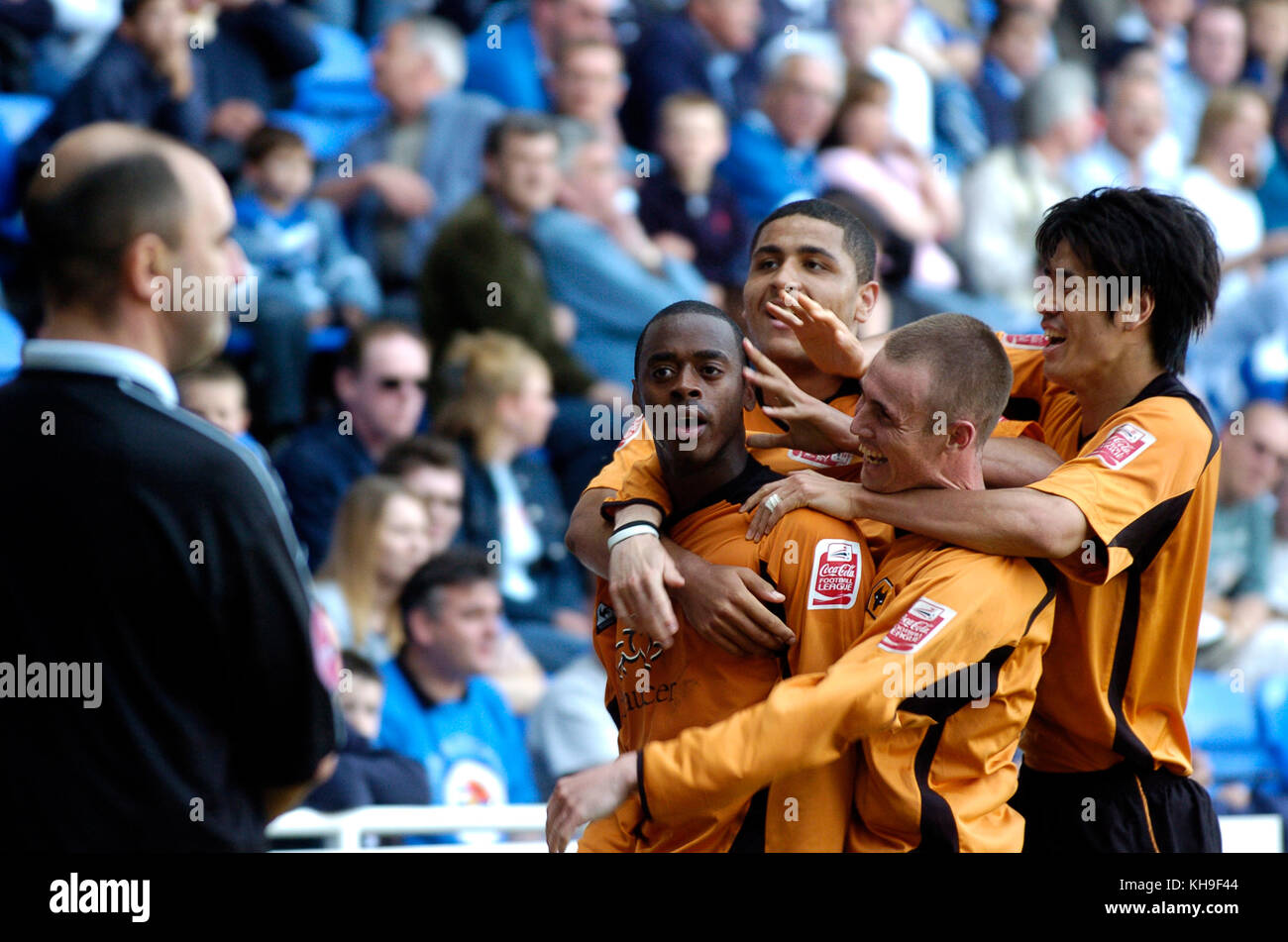 Footballer Rohan Ricketts Reading v Wolverhampton Wanderers 30 April ...