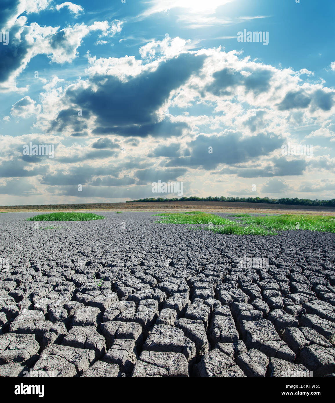 drought land under hot sun Stock Photo - Alamy