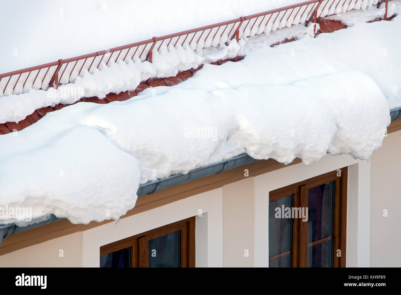 Shed Roof Snow Slide