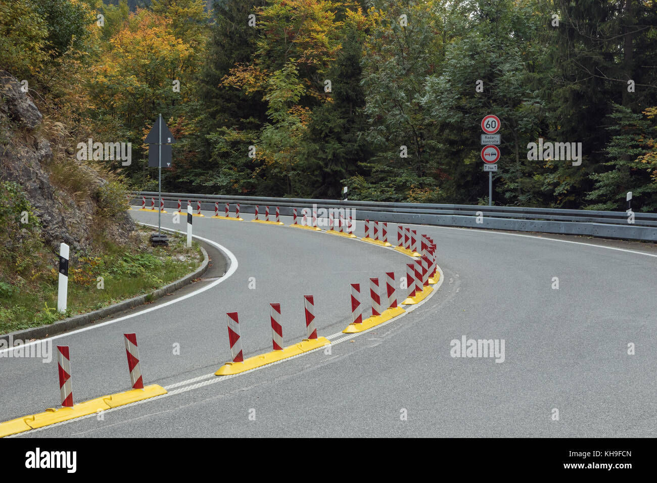 Law enforcement on the Kesselbergstrasse with strict speed limits and ...