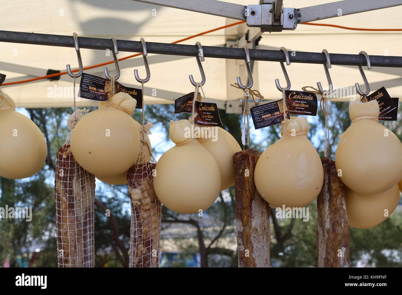 Hanging cheese vendor hi-res stock photography and images - Alamy