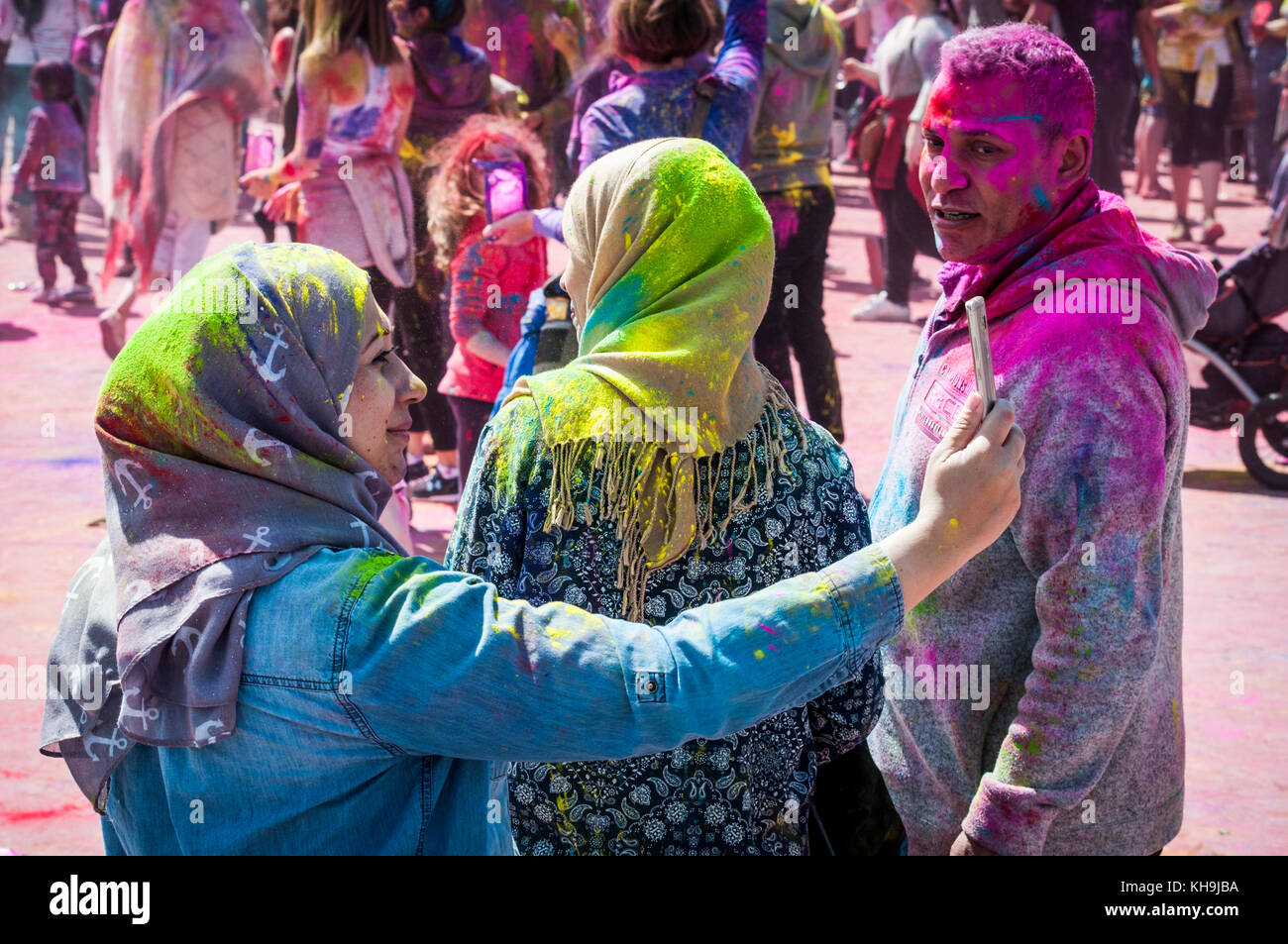 holi is a Hindu spring festival originally celebrated in India and ...