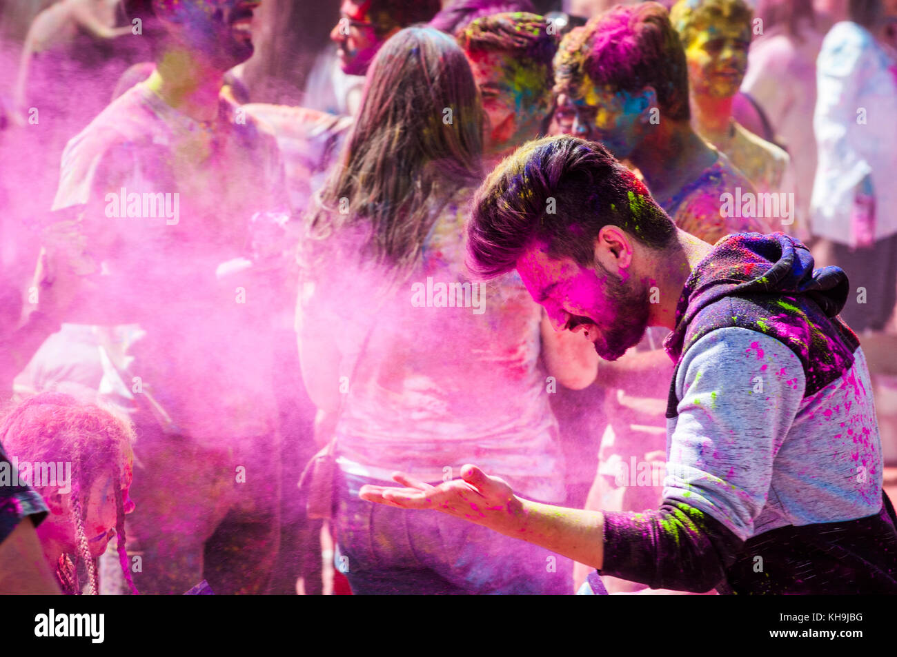 Holi is a Hindu spring festival originally celebrated in India and ...