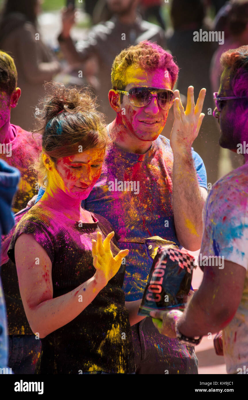Holi is a Hindu spring festival originally celebrated in India and ...