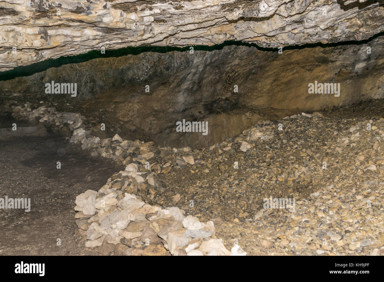 View on the side of the cave Stock Photo - Alamy