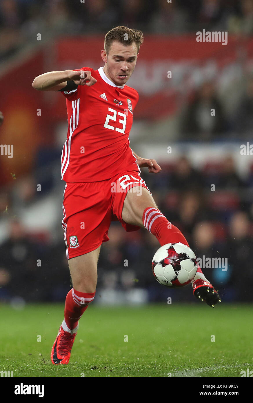 Wales Ryan Hedges during the International Friendly match at the ...