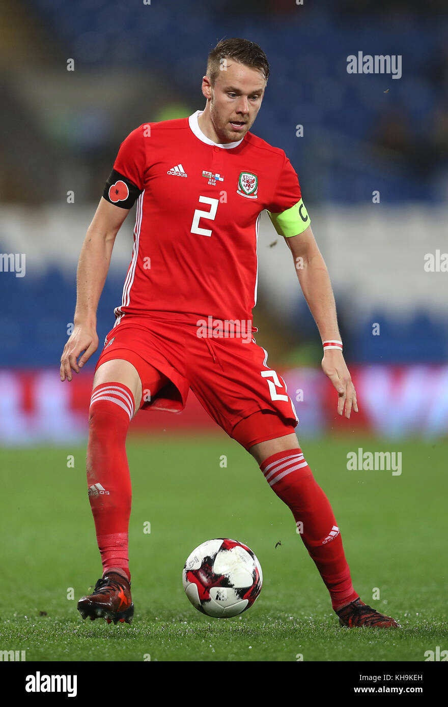 Wales Chris Gunter during the International Friendly match at the ...