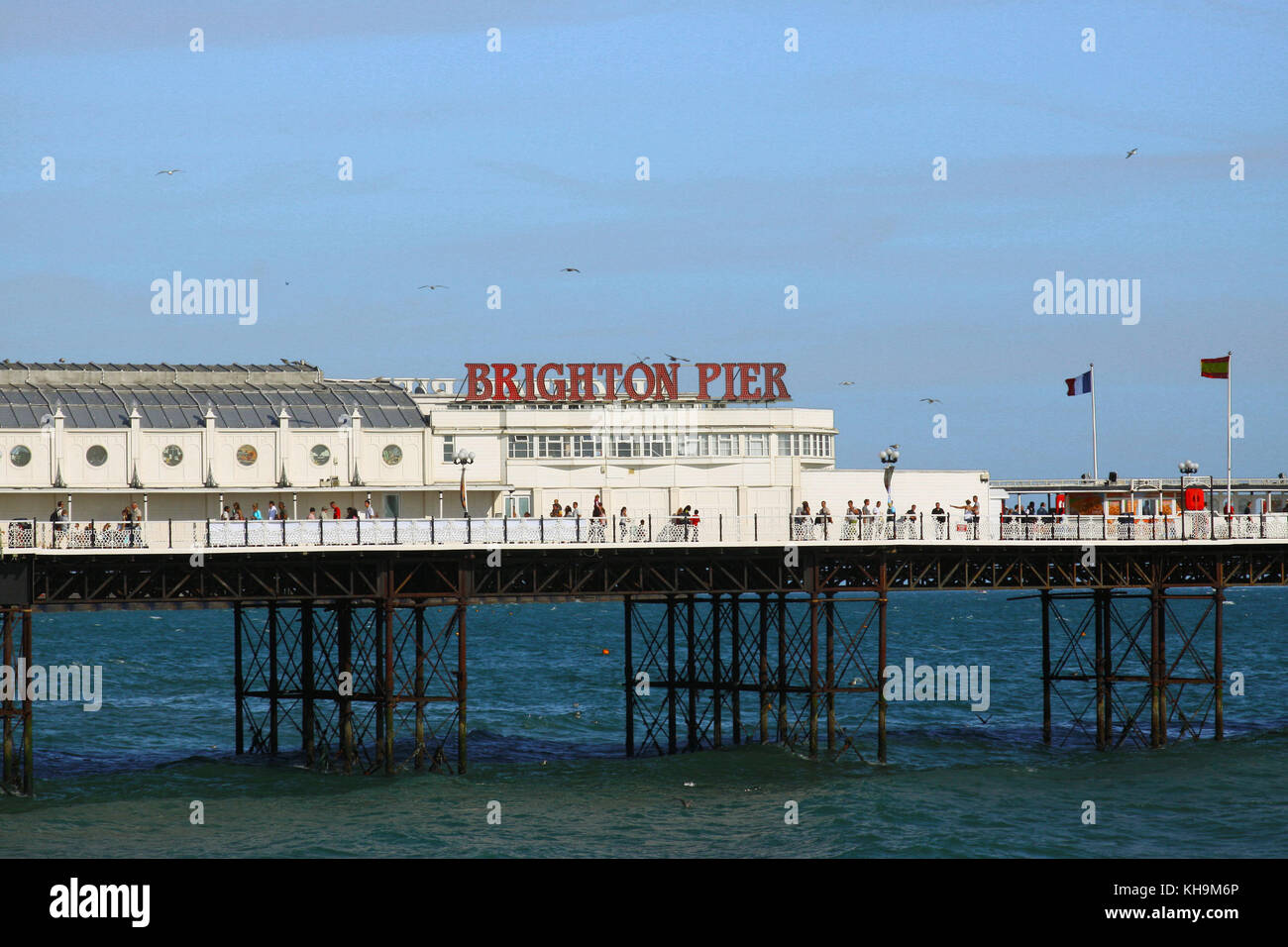 The Brighton Pier Stock Photo - Alamy