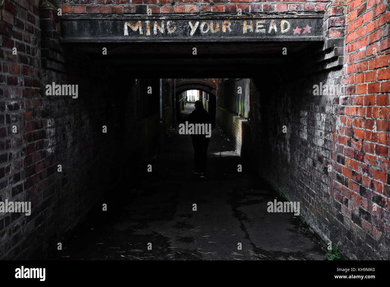 Mind your head Stock Photo - Alamy