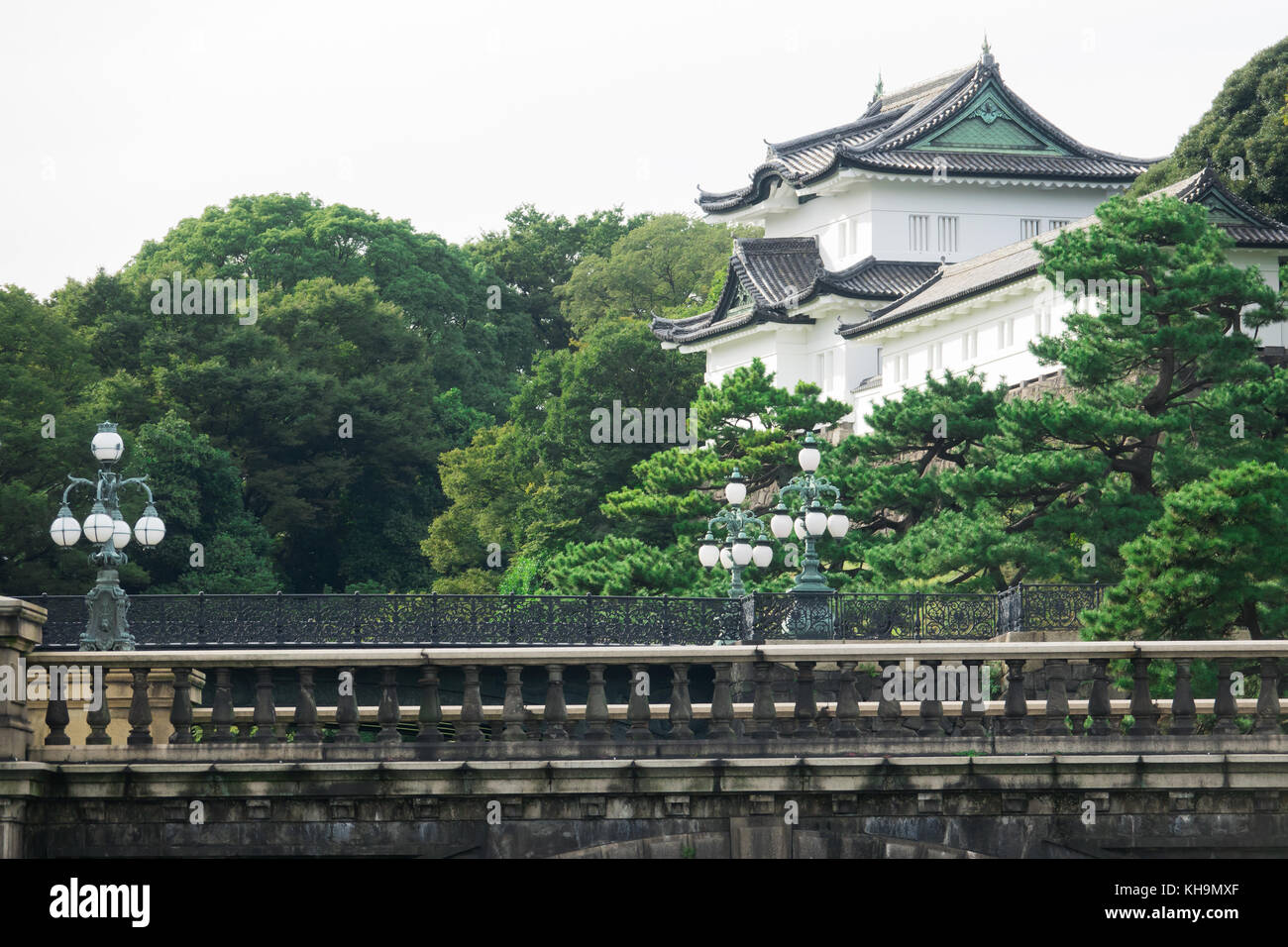 Imperial Palace with Nijubashi Bridge in Tokyo, Japan Stock Photo - Alamy