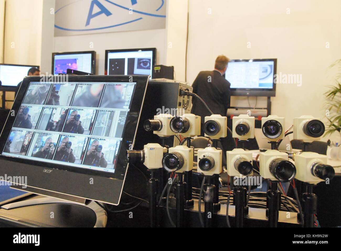Milan (Italy), fair of security and safety, video surveillance Stock ...