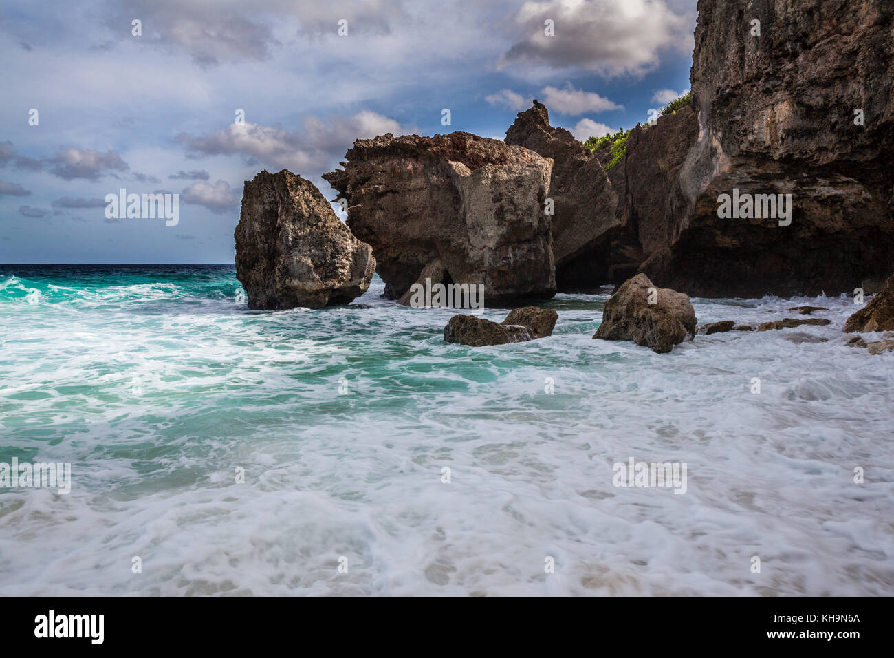 Remote Greta Beach, Christmas Island, Australia Stock Photo - Alamy