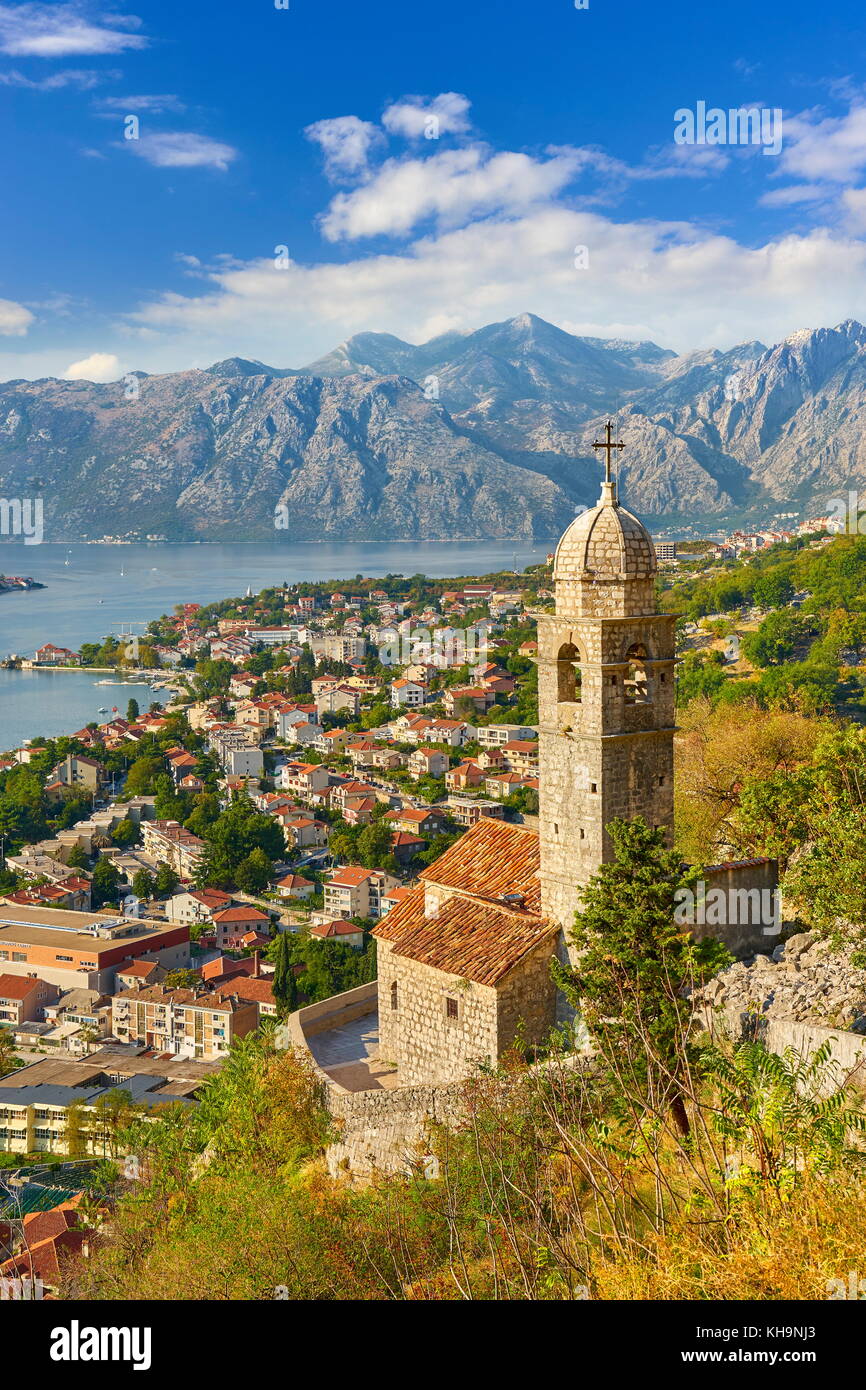 Aerial view of Kotor balkan village, Montenegro Stock Photo - Alamy