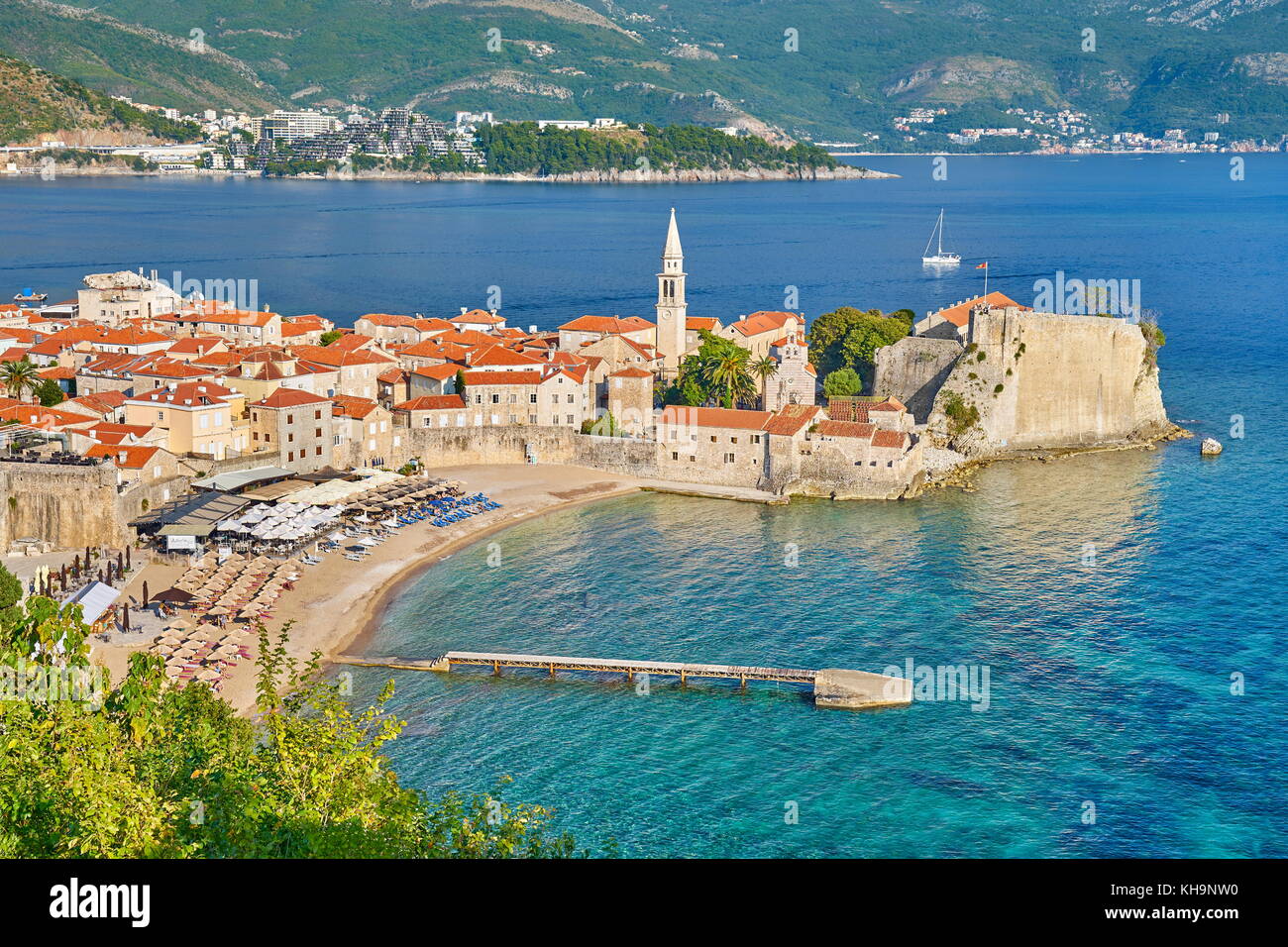 Old Town (Stari Grad), Budva, Montenegro Stock Photo - Alamy