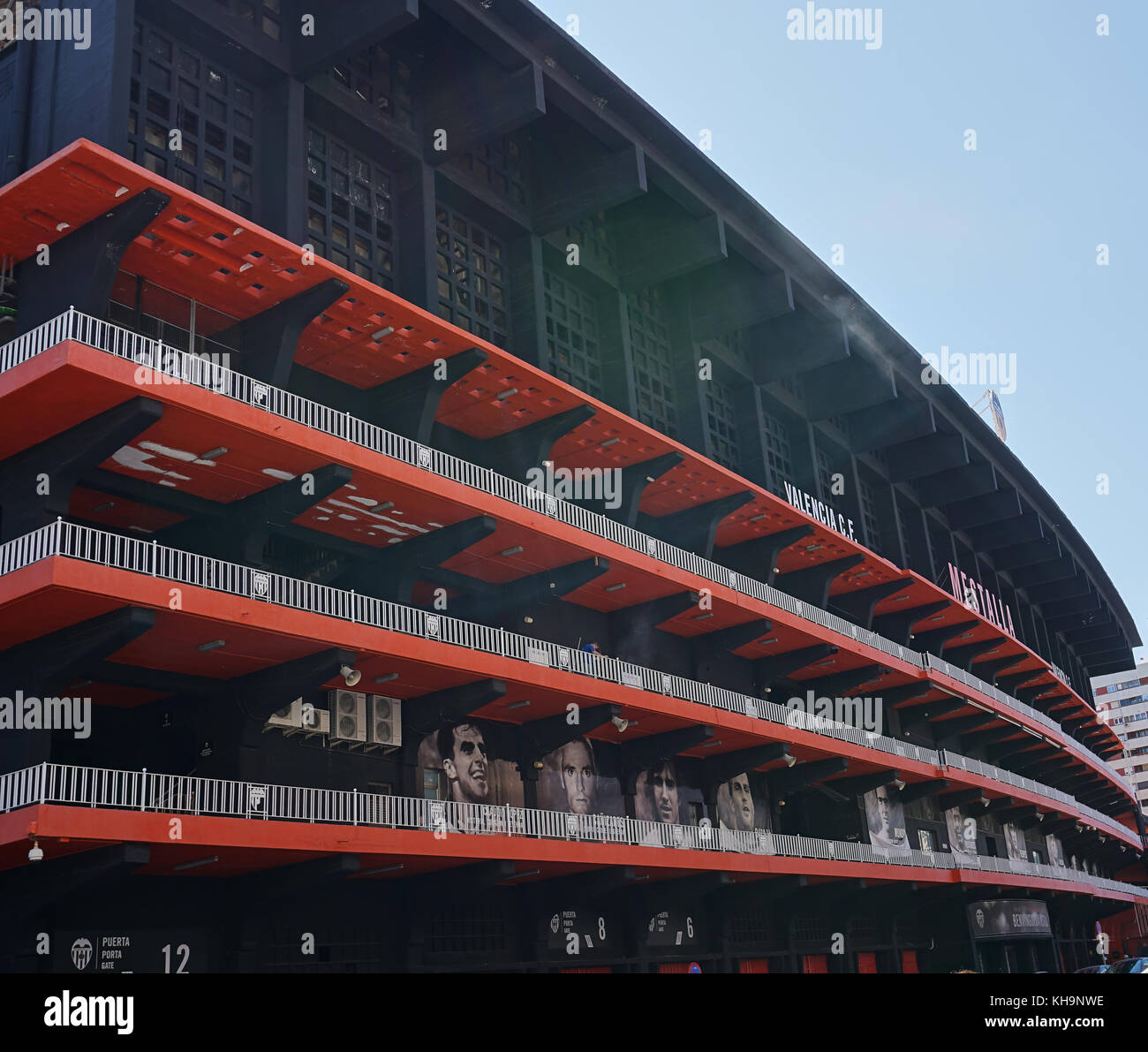 Valencia football club stadium Stock Photo - Alamy