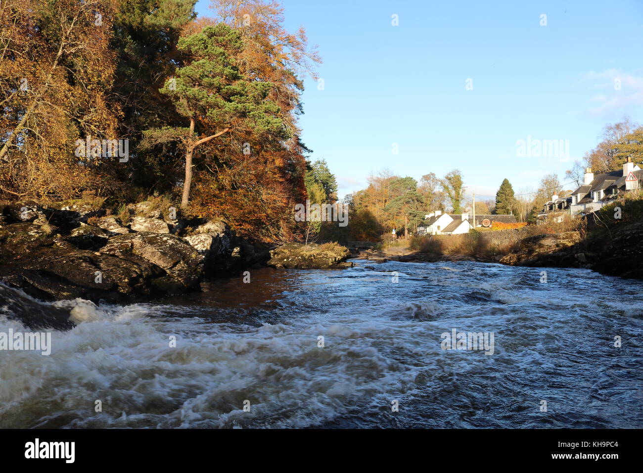 Falls of Dochart Waterfall, Killin, Scotland Stock Photo - Alamy