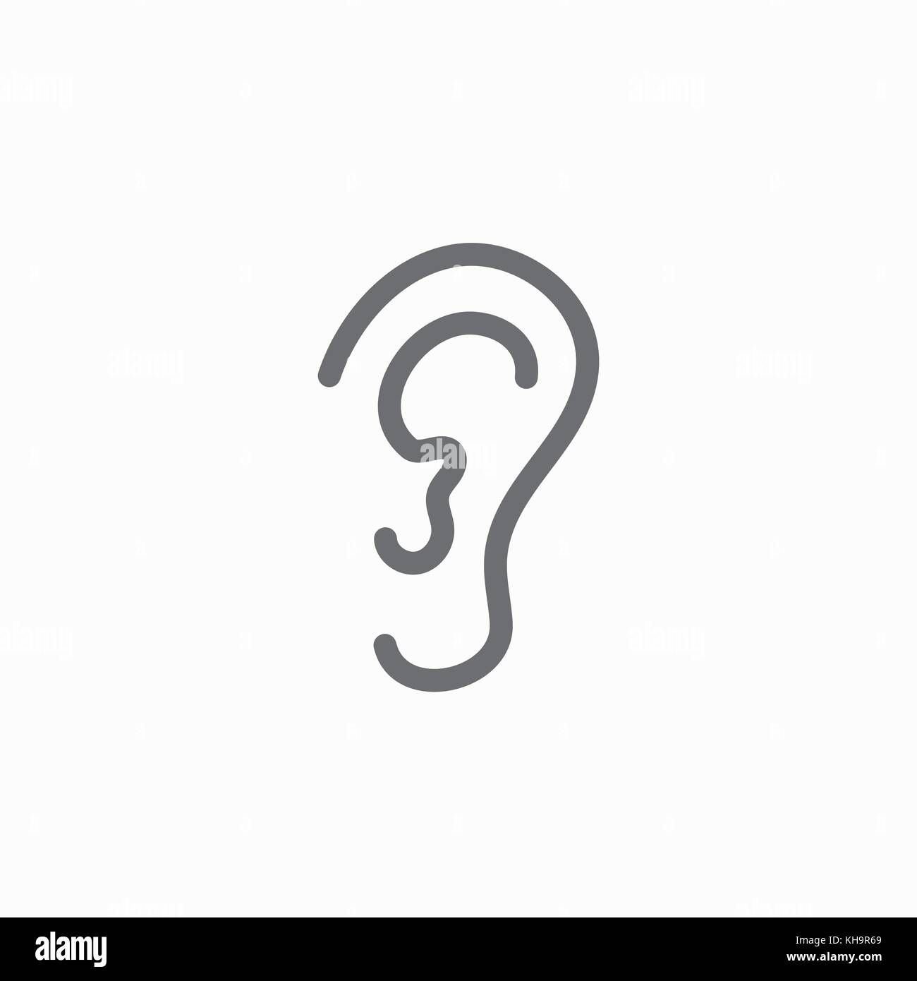 Audiometry vector vectors hi-res stock photography and images - Alamy