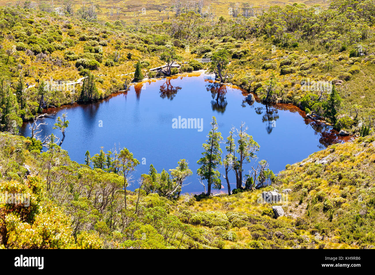 Wombat Pool in the Cradle Mountain-Lake St Clair National Park ...