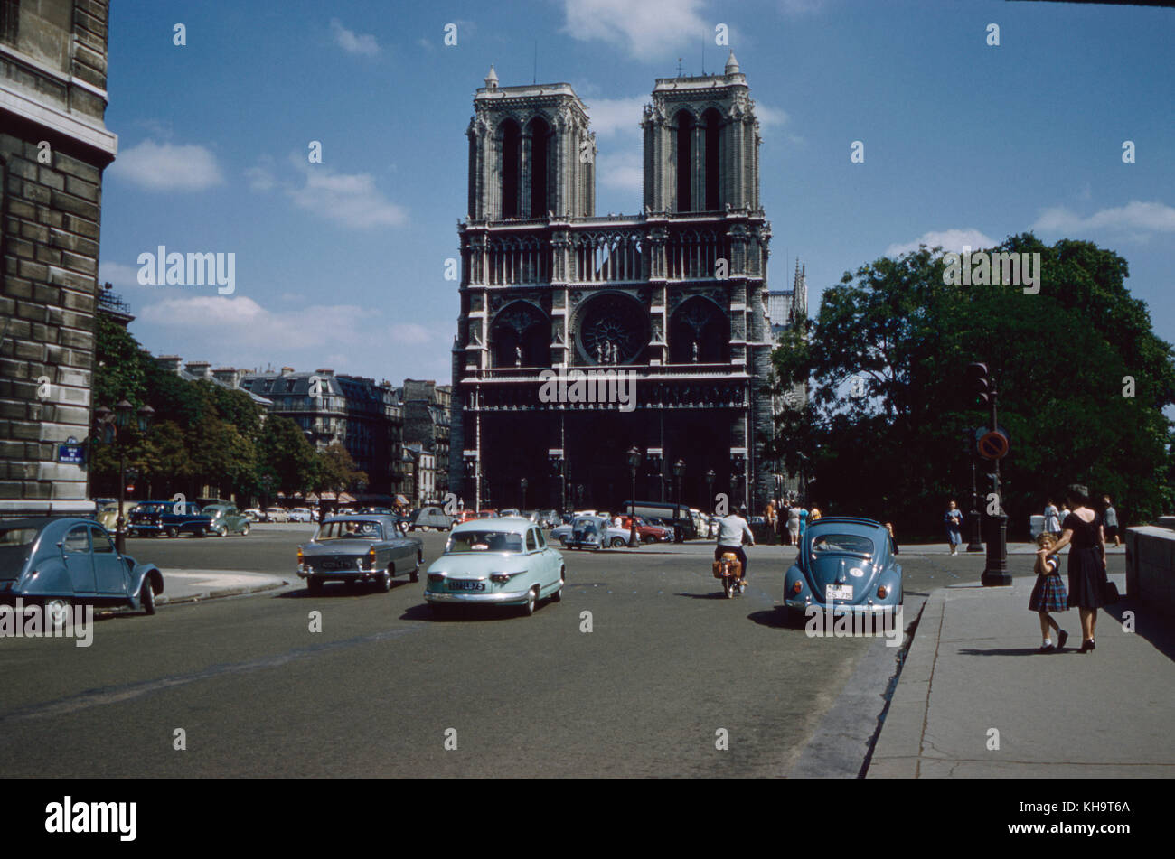Notre Dame, Paris, France, 1961 Stock Photo - Alamy
