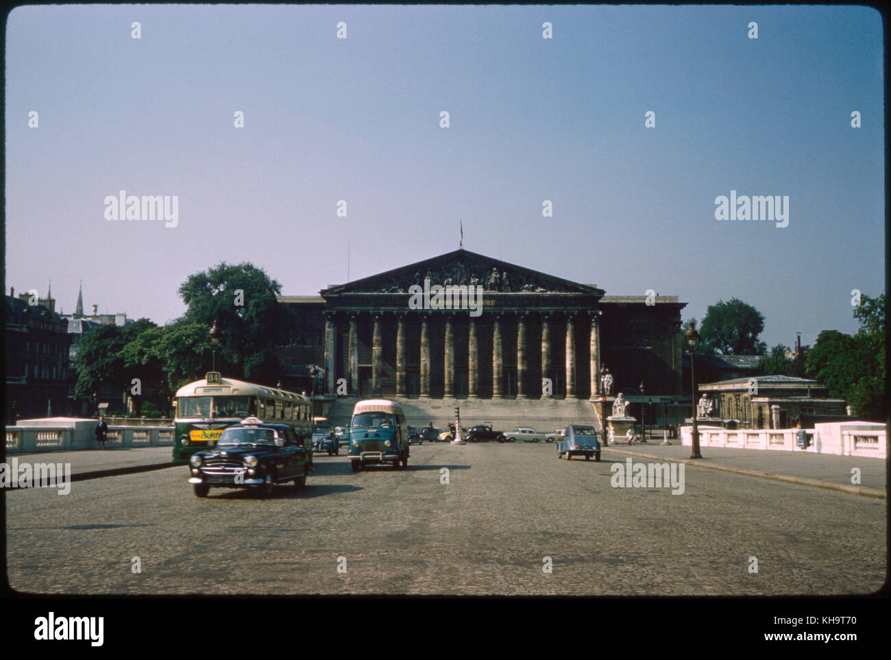 Palais Bourbon, French National Assembly, Paris, France, 1961 Stock ...