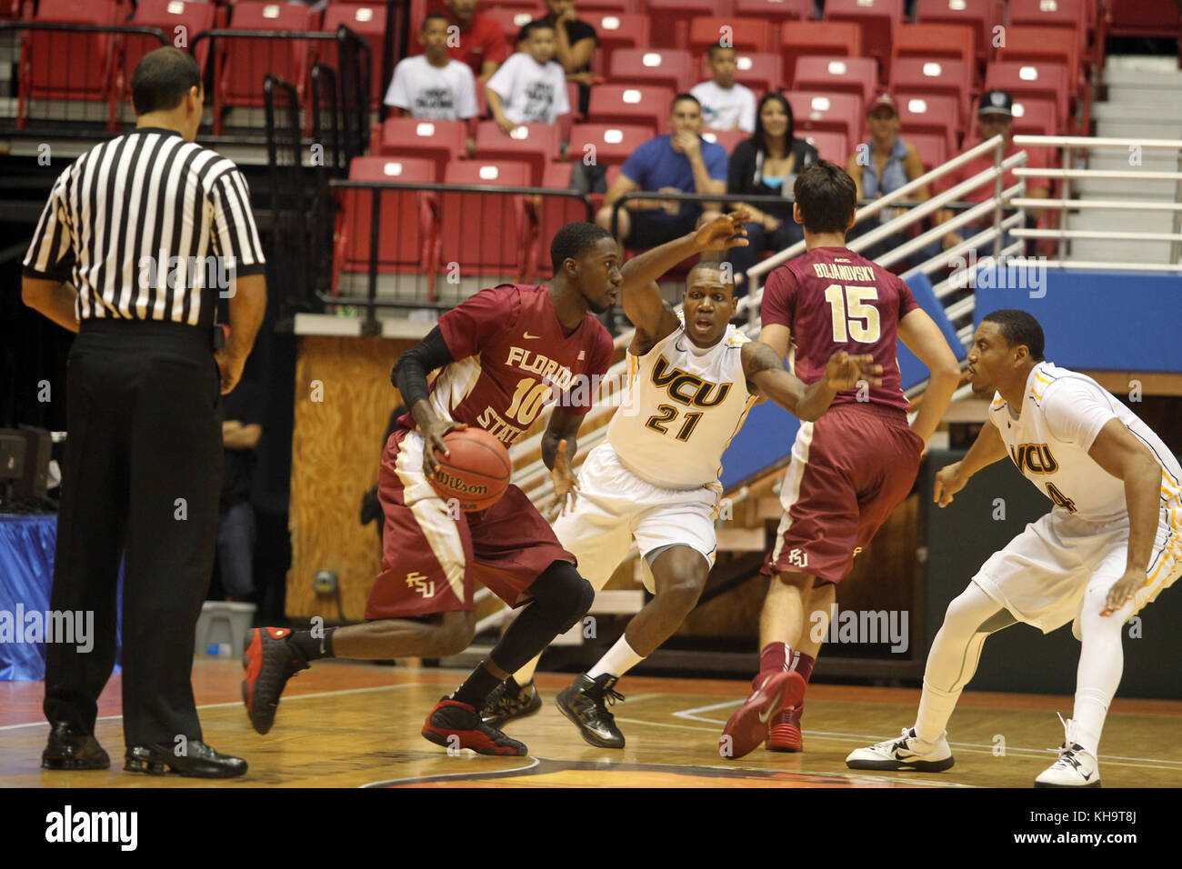 SAN JUAN, PR - NOVEMBER 21: #10 Okaro White pictured in a game between ...