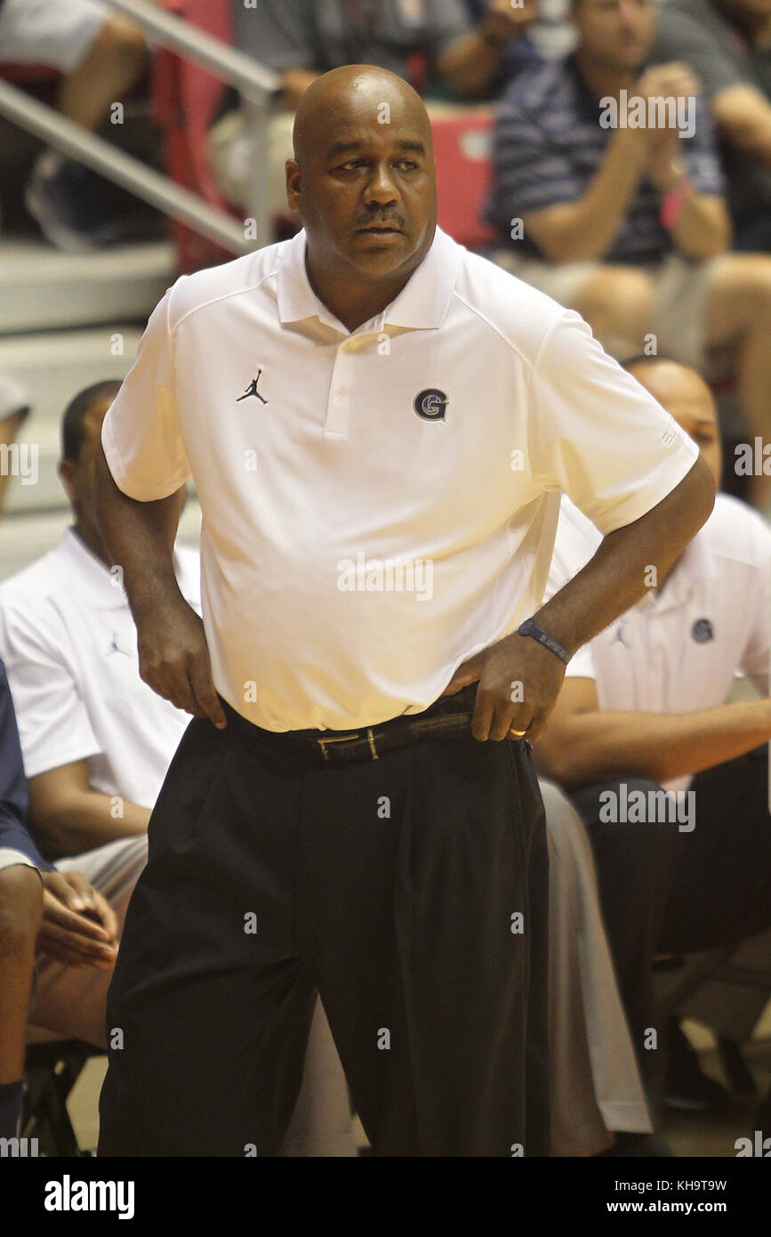 SAN JUAN, PR - NOVEMBER 21: Georgetown coach John Thompson III pictured ...