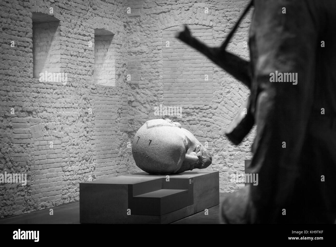 The head of Lenin, from Berlin's Lenin Memorial on display at the ...