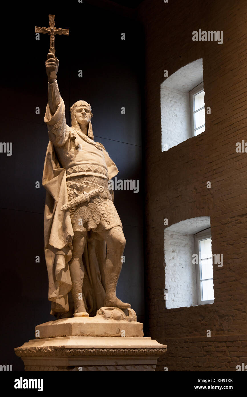 Sculptures on display at the Spandau Citadel, a fortress in Berlin ...