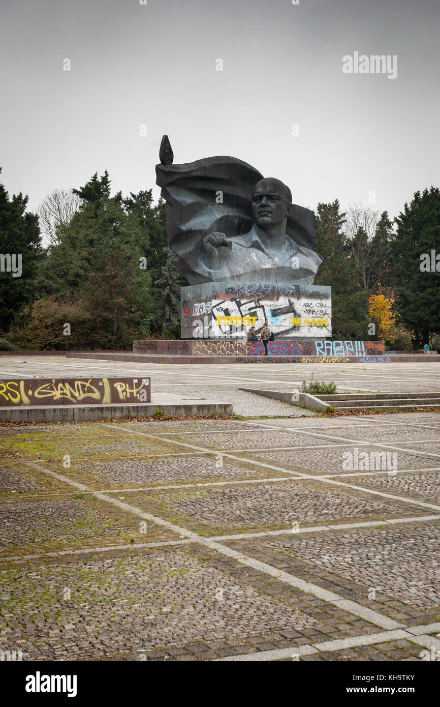 Memorial in Berlin to Ernst Thälmann, leader of the Communist Party of ...
