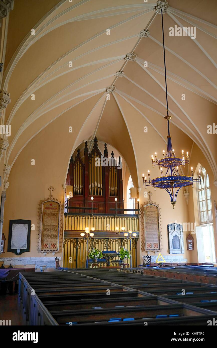 Sole French Protestant Church in America Stock Photo - Alamy