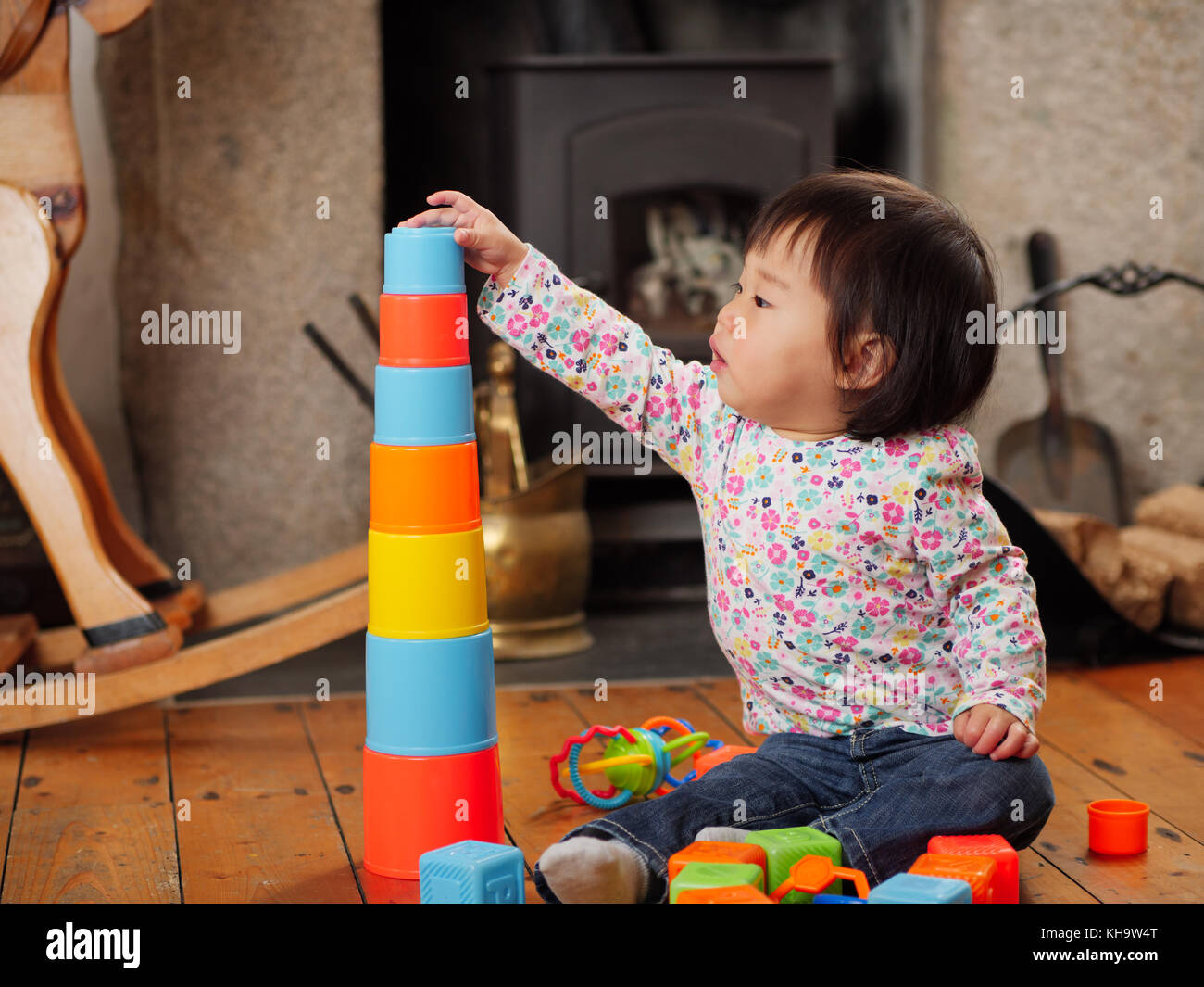 Stacking play cups hi-res stock photography and images - Alamy
