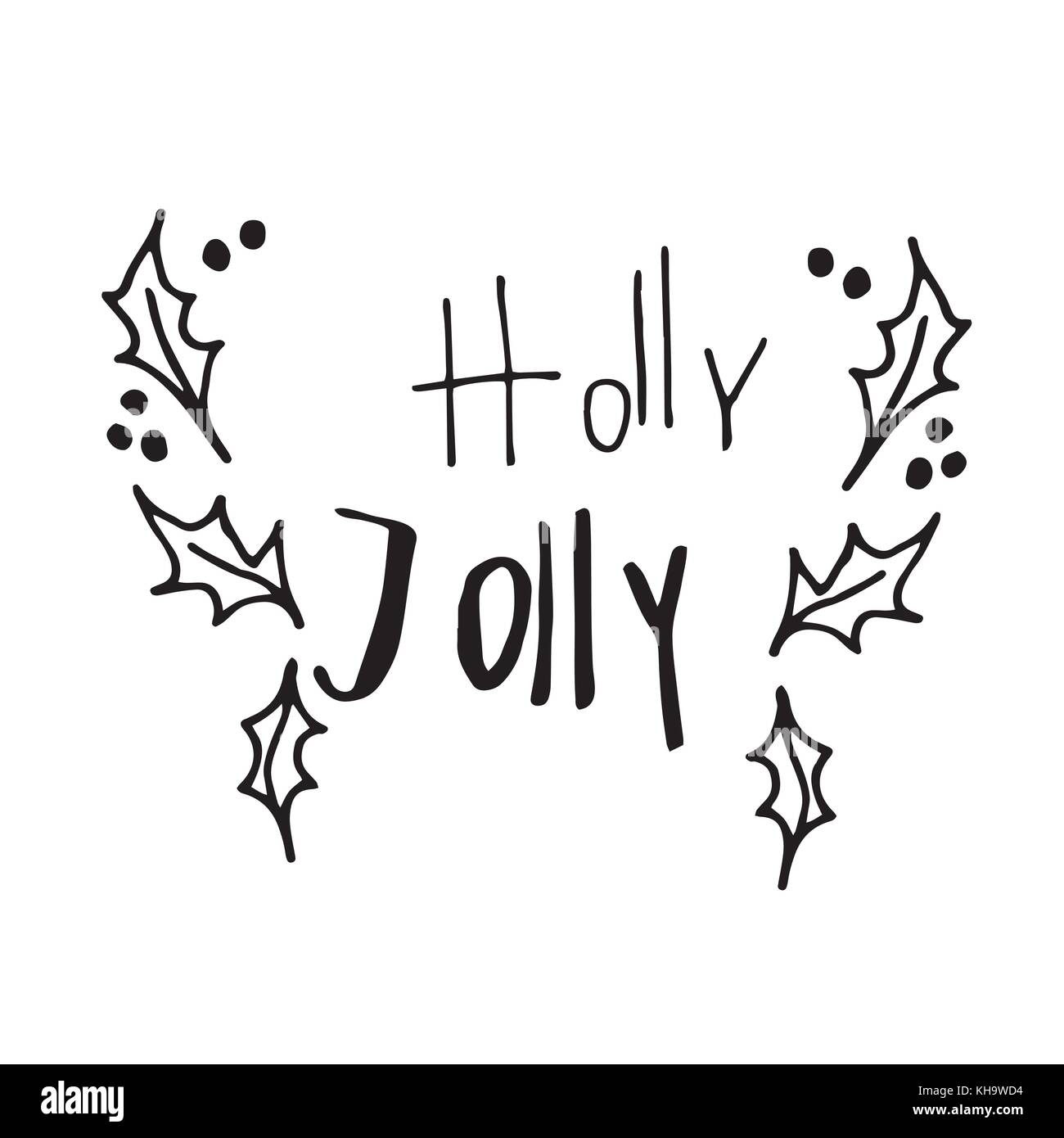 Christmas hand lettering signature Stock Vector Image & Art - Alamy