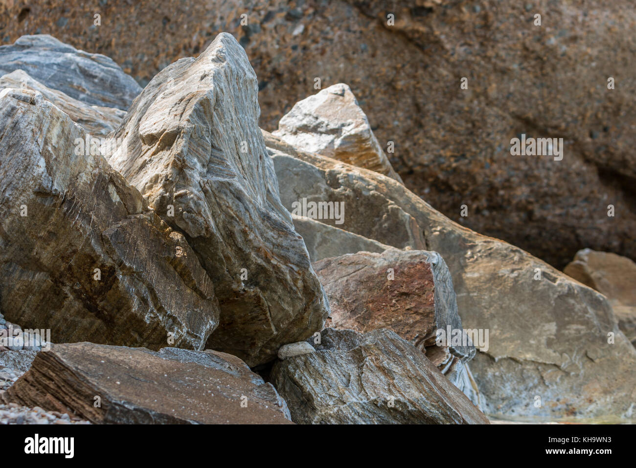 Large grey boulders Stock Photo - Alamy