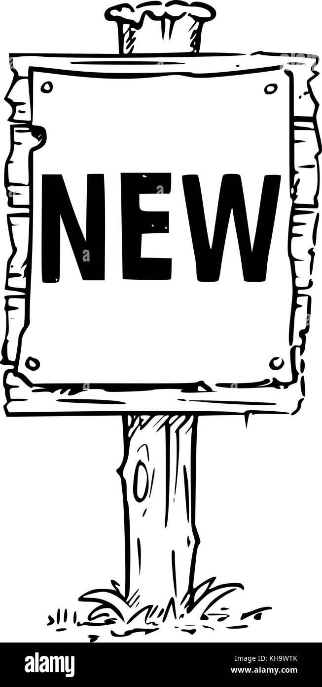 Street board sign advertising Stock Vector Images - Alamy