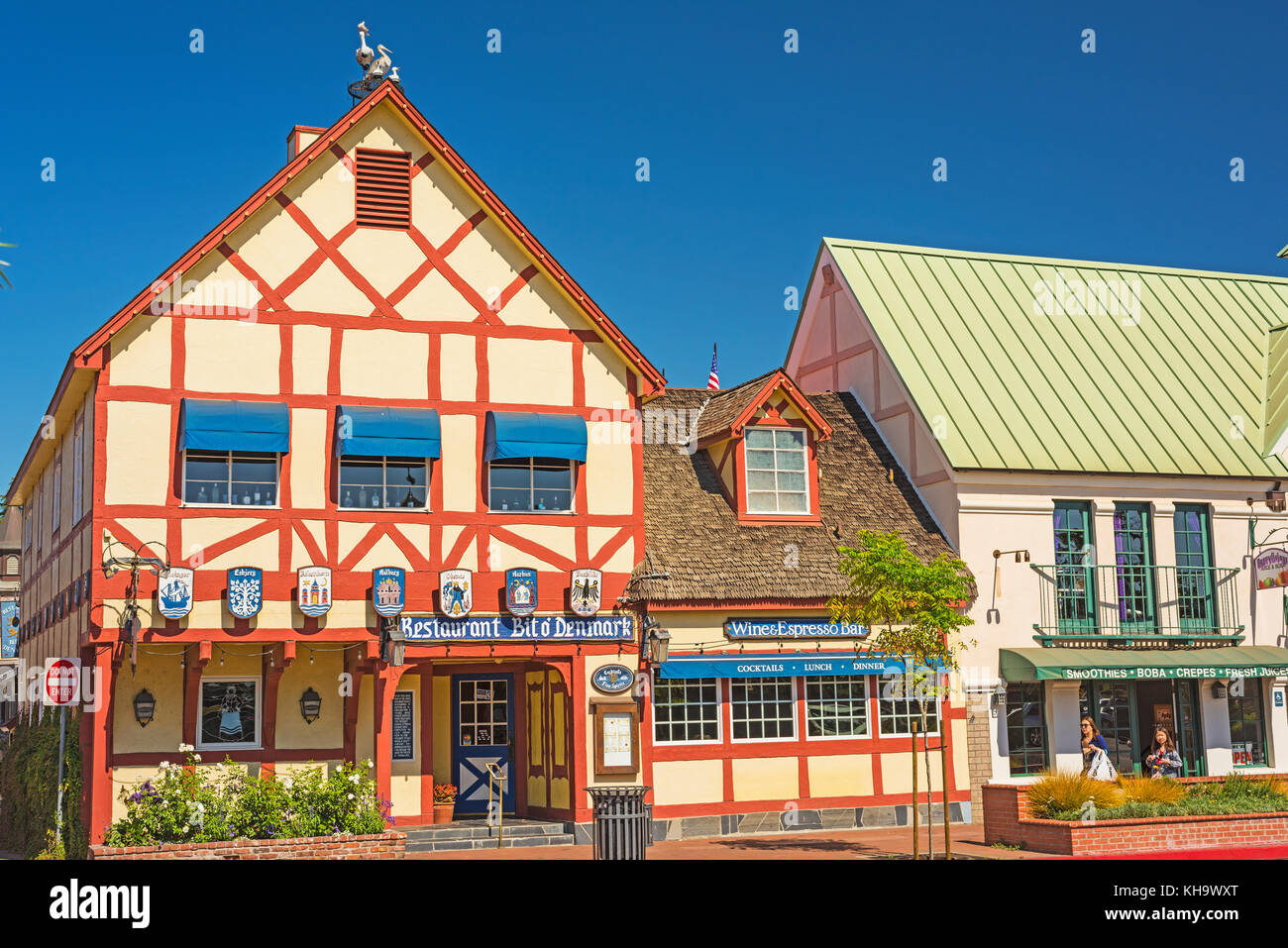 Stock Photo Historic Architecture Photography Danish Town Of Solvang ...