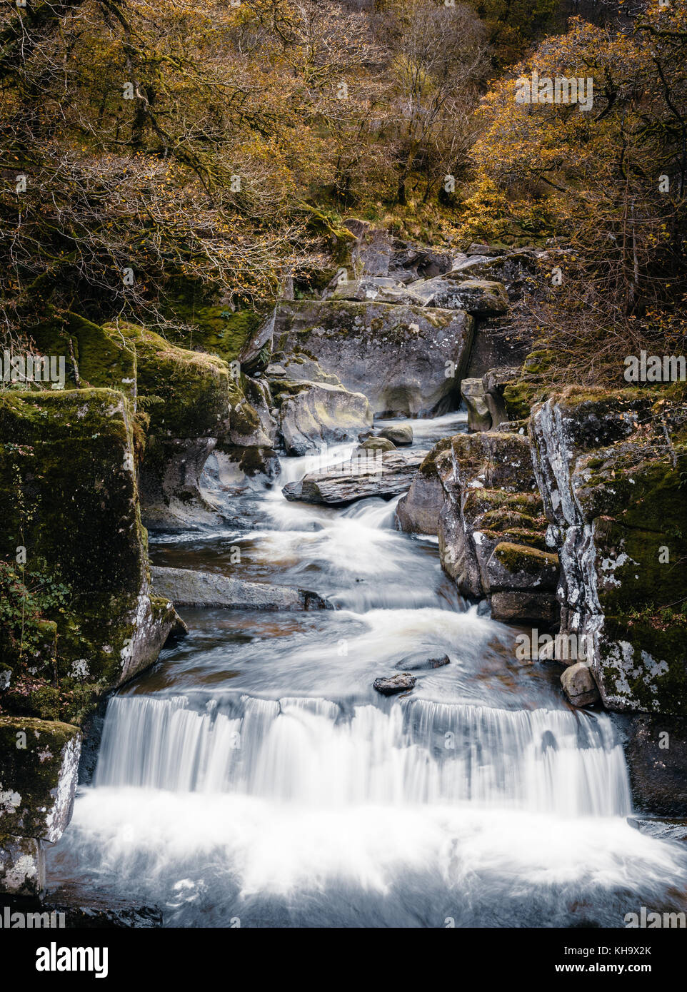 The Bracklinn Falls - Callander Stock Photo - Alamy