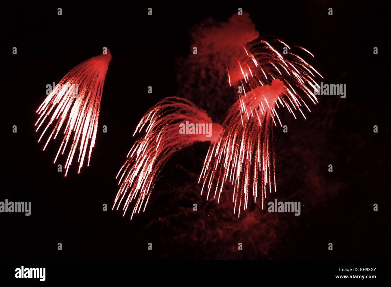 Shower of Colorful Fireworks for all occasions Stock Photo - Alamy