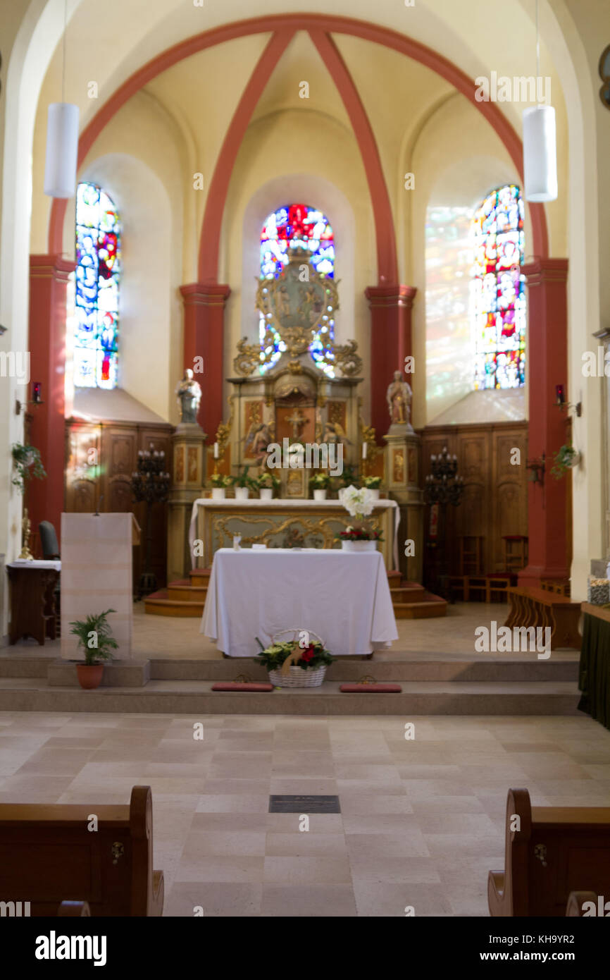 Church in Sandweiler Stock Photo - Alamy