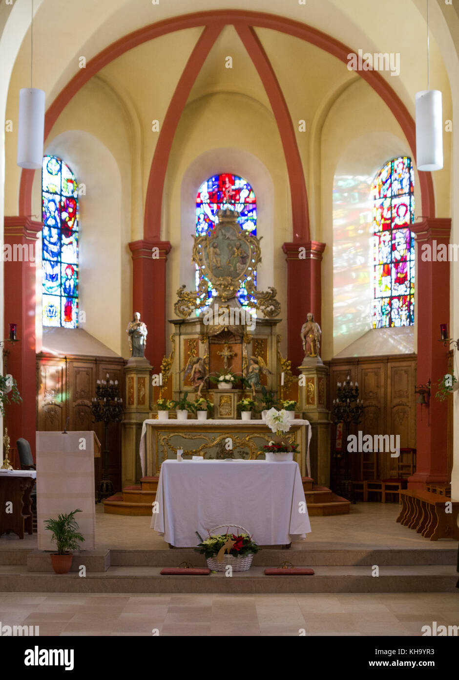 Church in Sandweiler Stock Photo - Alamy
