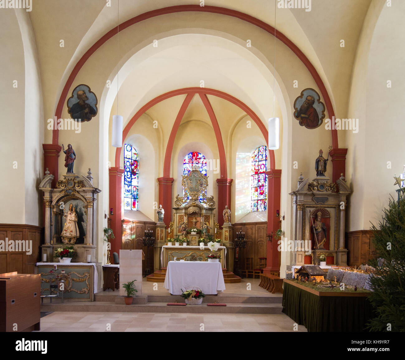 Church in Sandweiler Stock Photo - Alamy