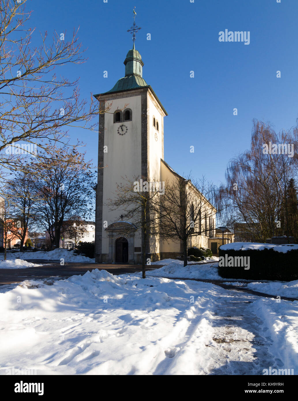 Church in Sandweiler Stock Photo - Alamy