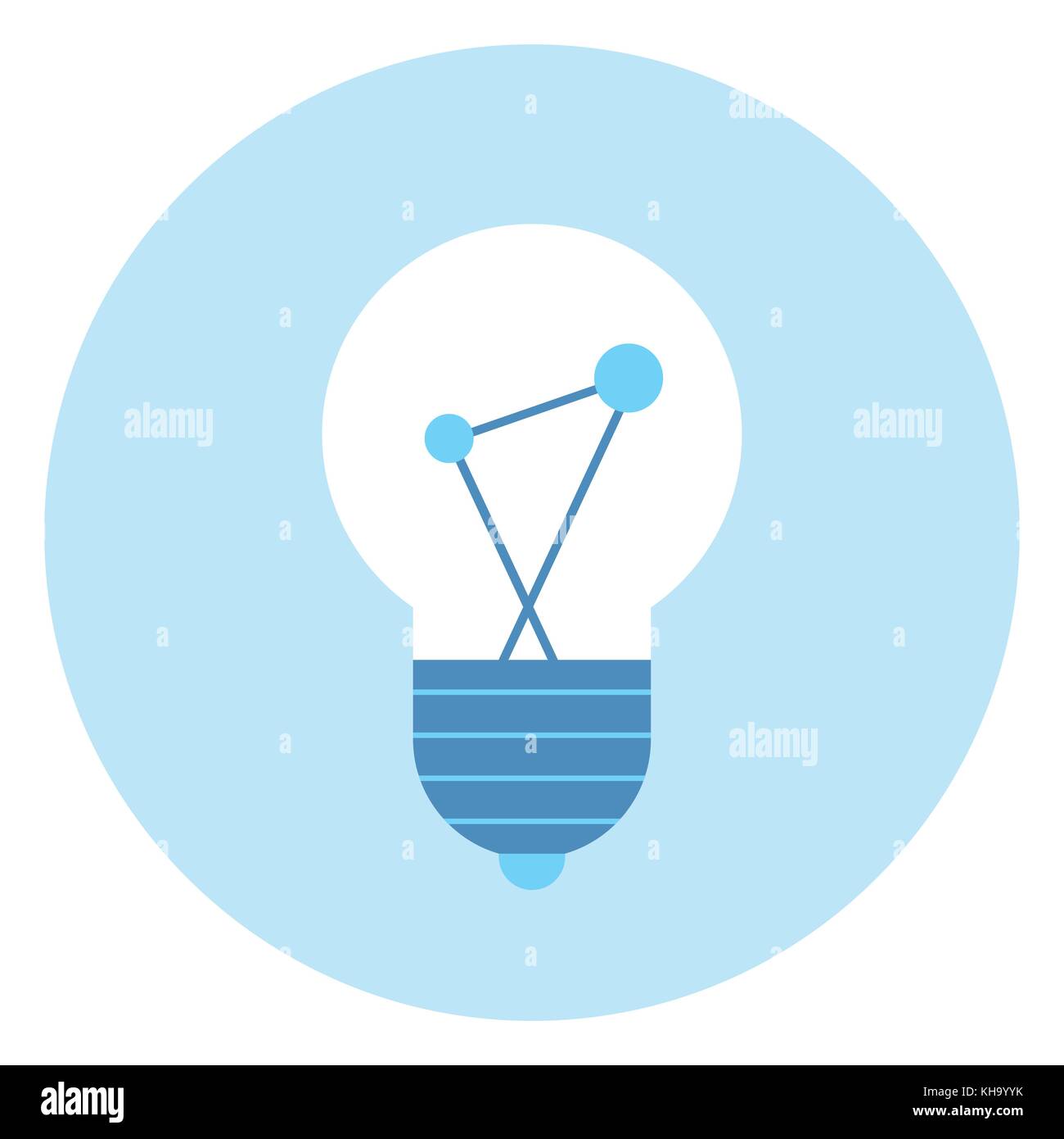 Round glass lamp isolated Stock Vector Images - Alamy